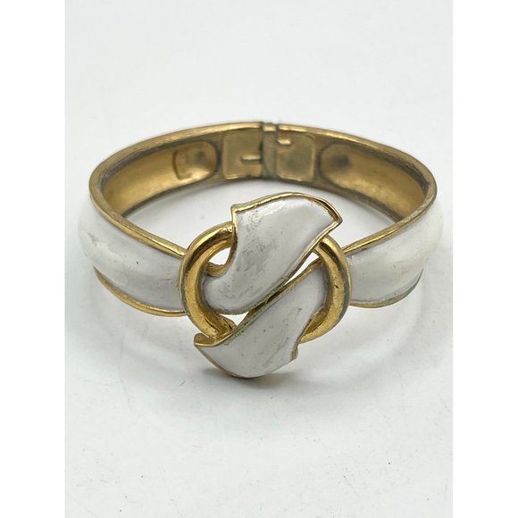 Trifari | Jewelry | Vintage Crown Trifari Enamel Bangle Bracelet | Poshmark